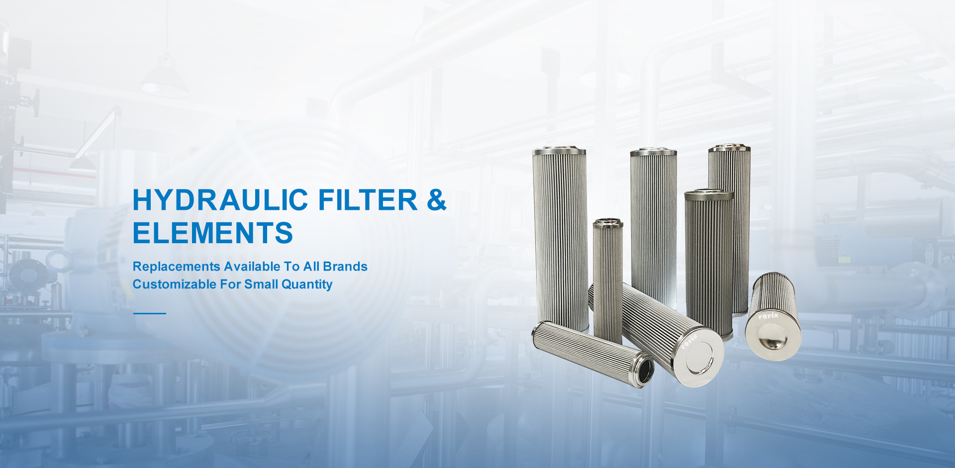 Sensors, filters, valves, accumulators, RTD, TSI, heaters, meters - YOYIK